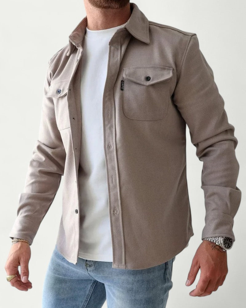 Mens Overshirt Long Sleeve Smart Casual Look – This For Men
